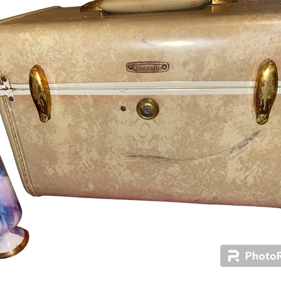 Samsonite | Bags | Vintage Beige Samsonite Canada Stratford Ont Train ...